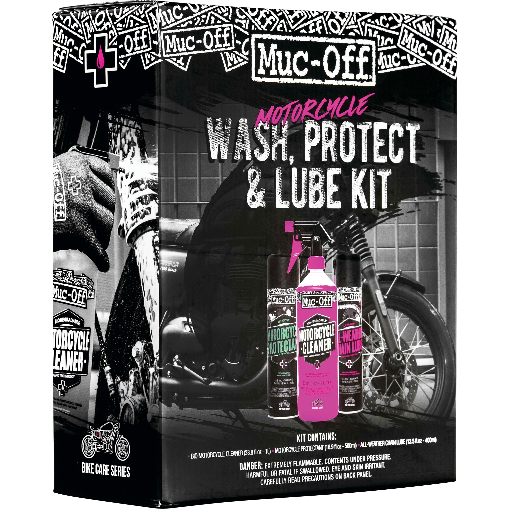 Muc-off Motorcycle Wash, Protect & Lube Kit - Richmond Honda House