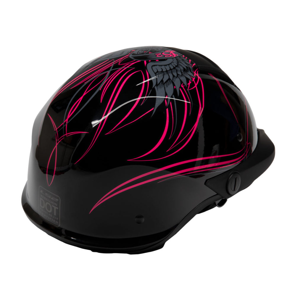 LS2 Helmets Rebellion Wheels & Wings Motorcycle Half Helmet - Richmond ...